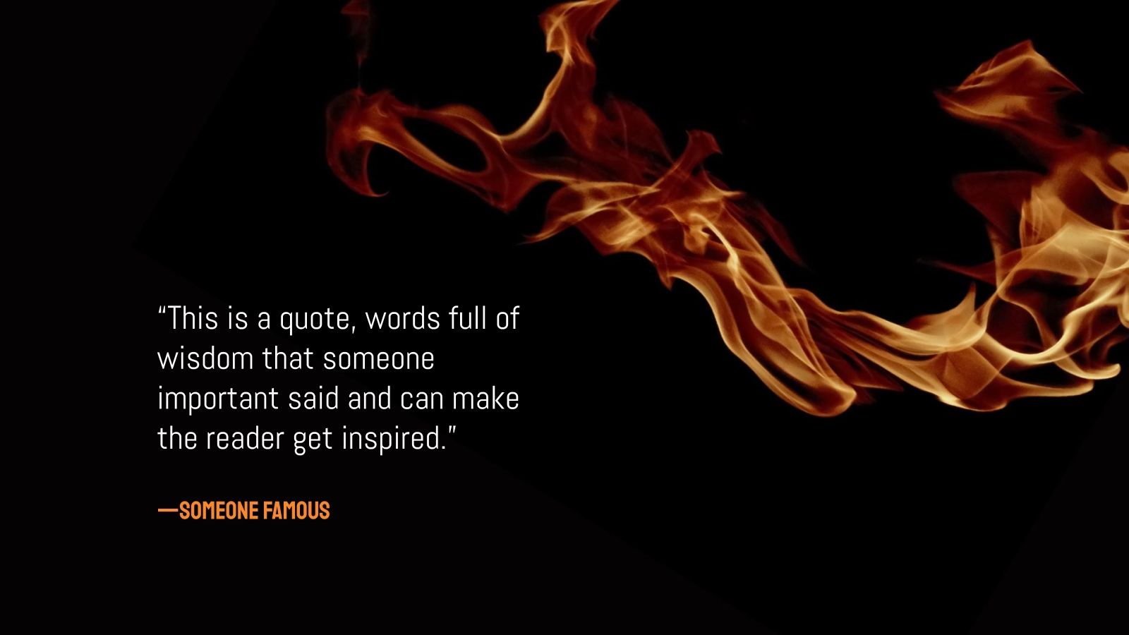 Fire Background Google theme Slides and PowerPoint template