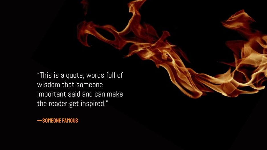 Fire Background Google theme Slides and PowerPoint template