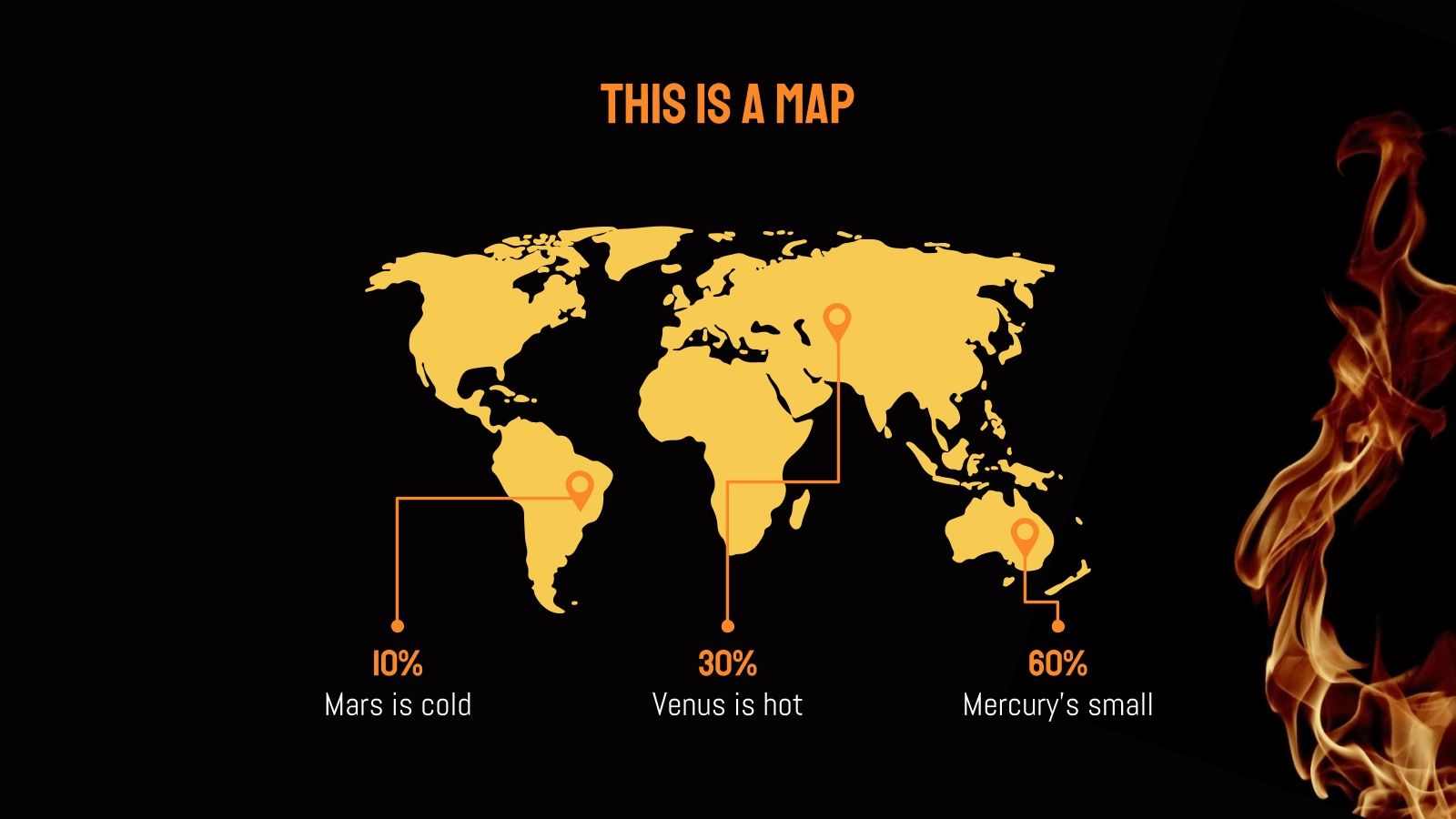 Fire Background Google theme Slides and PowerPoint template