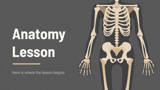 Free templates about anatomy for Google Slides & PPT