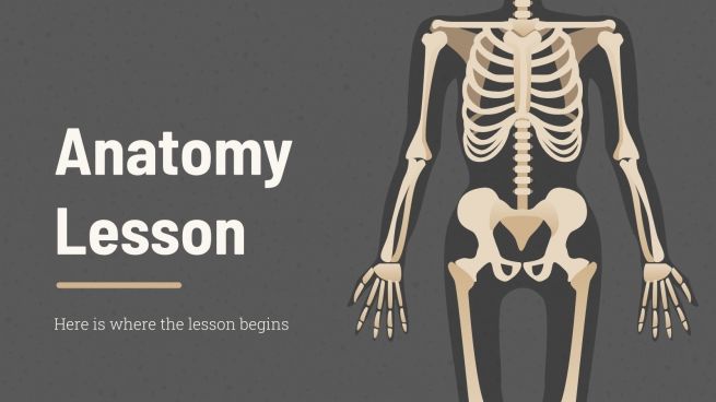 Anatomy Lesson Google Slides theme and PowerPoint template
