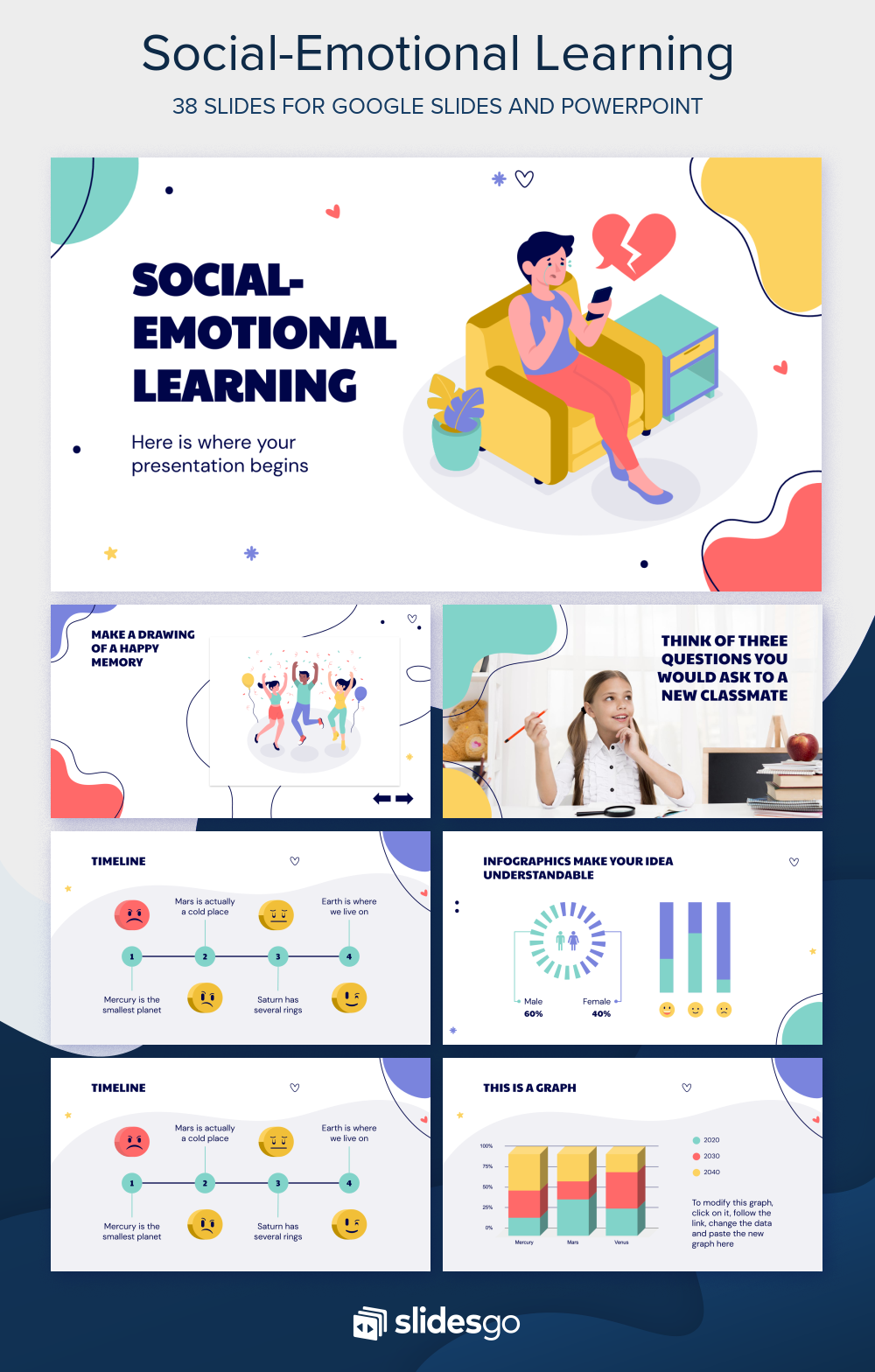 Page 4 | Social-Emotional Learning Google Slides and PPT template