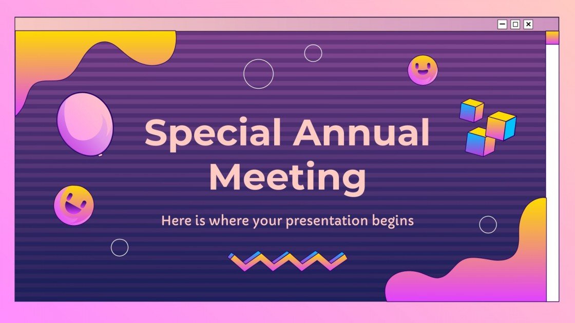 Special Annual Meeting | Google Slides & PowerPoint template