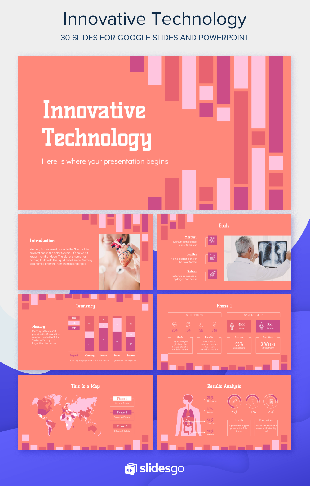 Innovative Technology Google Slides and PowerPoint template