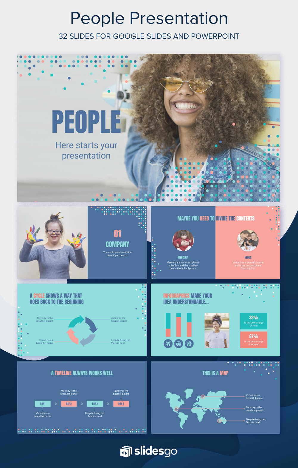People Presentation Google Slides and PowerPoint template