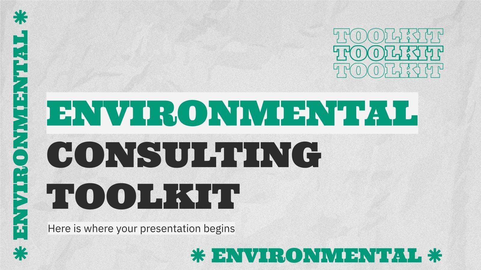 Environmental Consulting Toolkit | Google Slides & PowerPoint