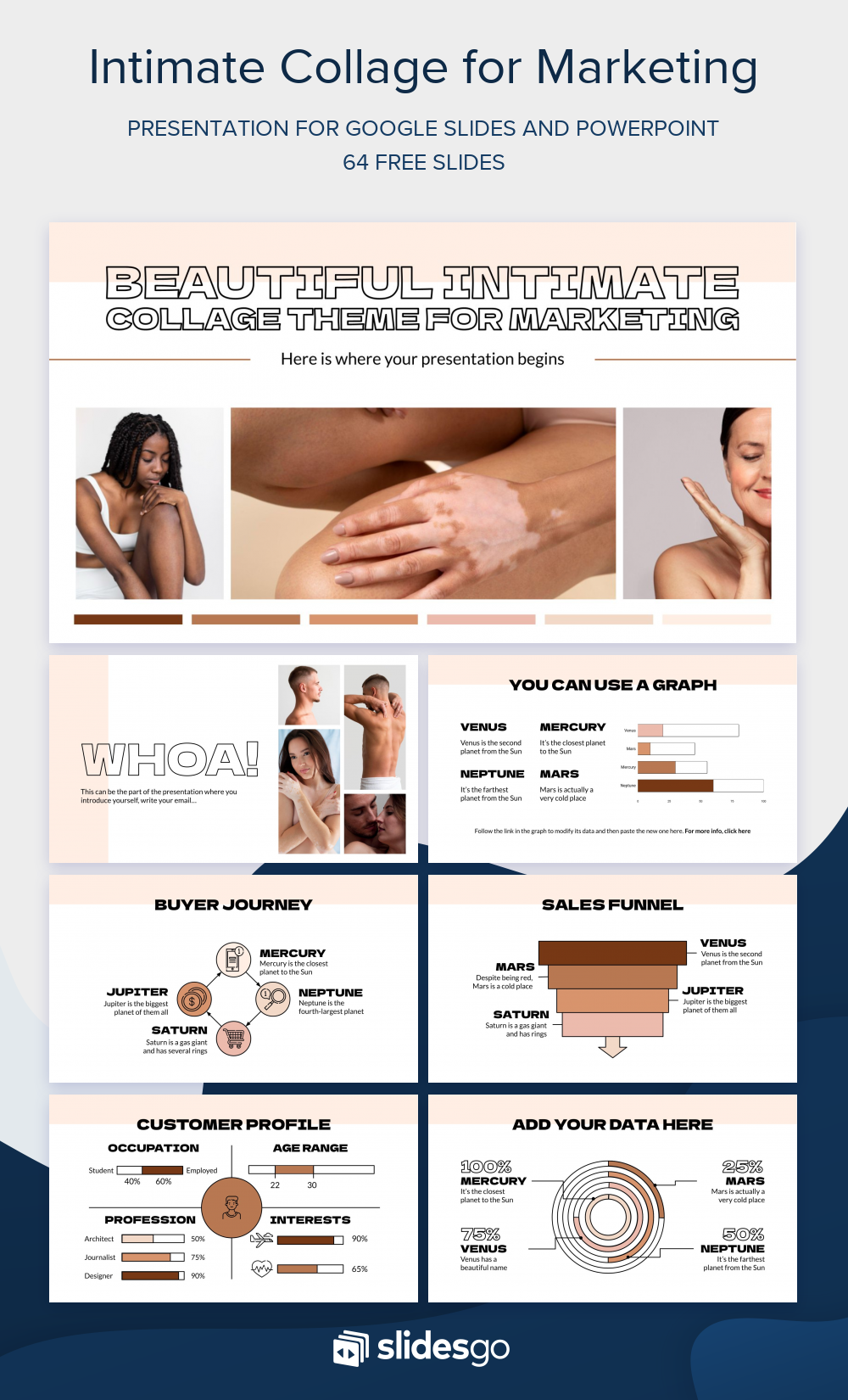 Beautiful Intimate Collage Theme | Google Slides & PPT