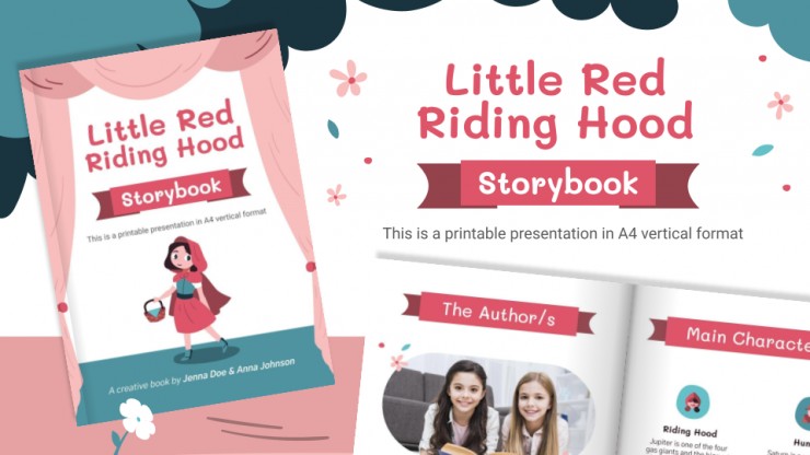 Free Google Slides and PPT templates with storybook structure