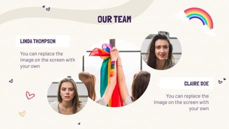 Mídia social LGBT+ | Modelo do Google Slides e PowerPoint