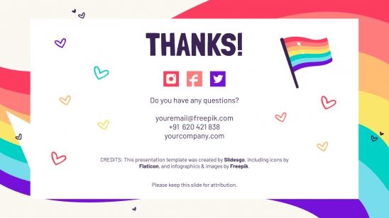 Marketing en redes sobre LGBT+ | Tema de Google Slides y PPT
