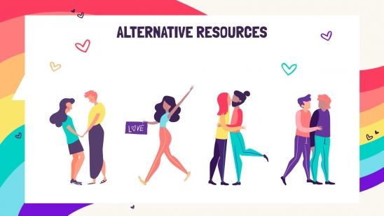 Mídia social LGBT+ | Modelo do Google Slides e PowerPoint