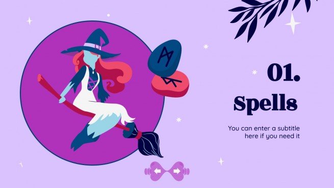 Esoteric Magic Google Slides theme & PowerPoint template