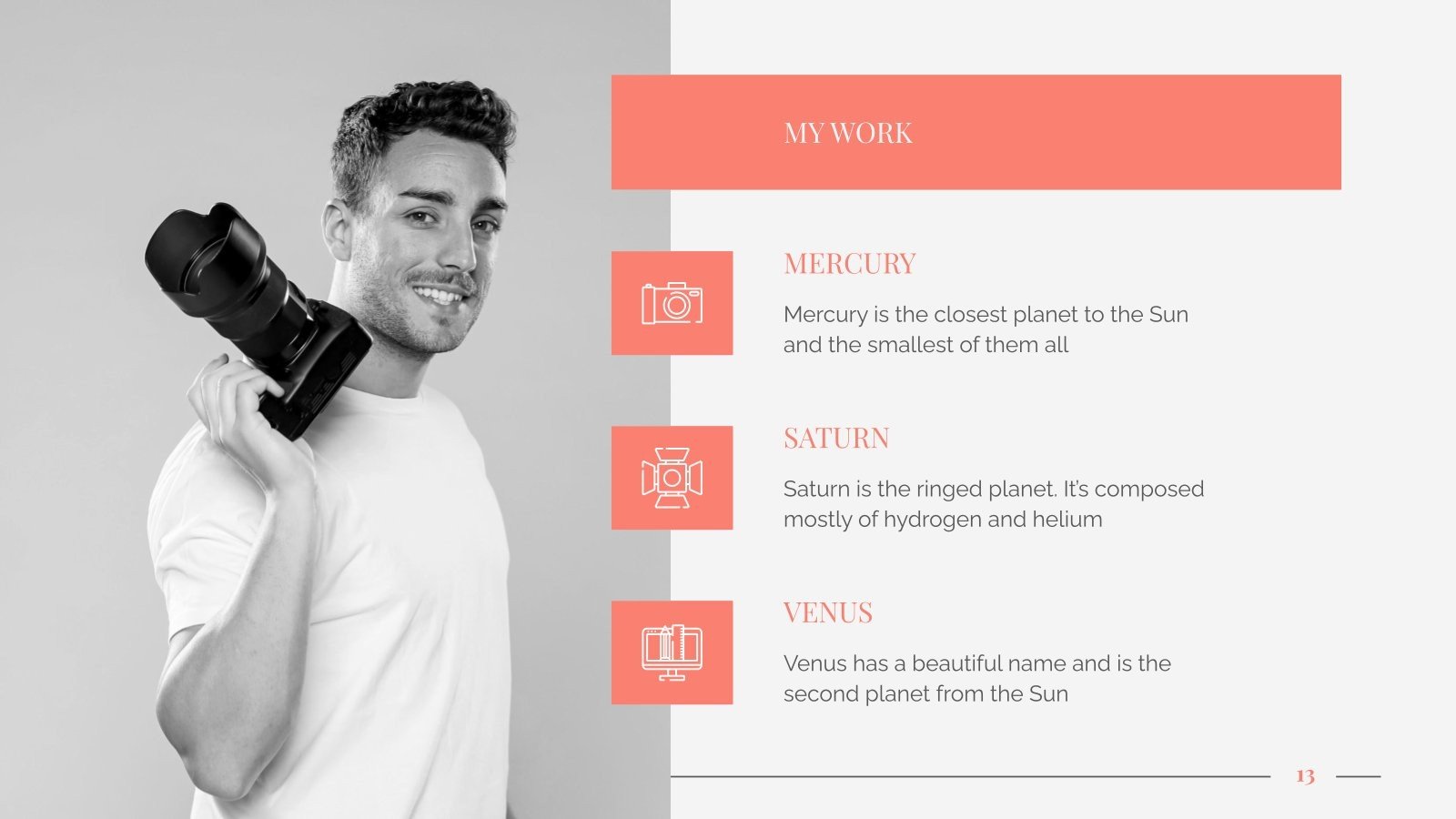 Photography Portfolio Google Slides Theme & PPT Template