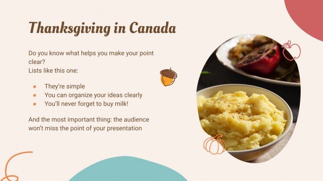 Canadian Thanksgiving Celebration | Google Slides & PowerPoint