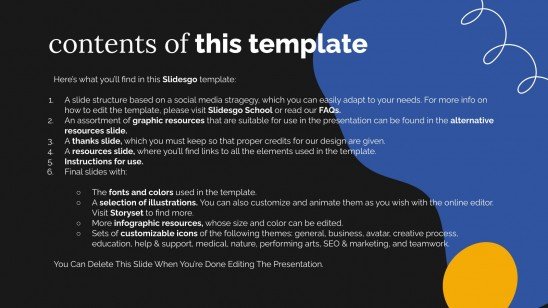 Hello World Social Media | Google Slides & PPT template