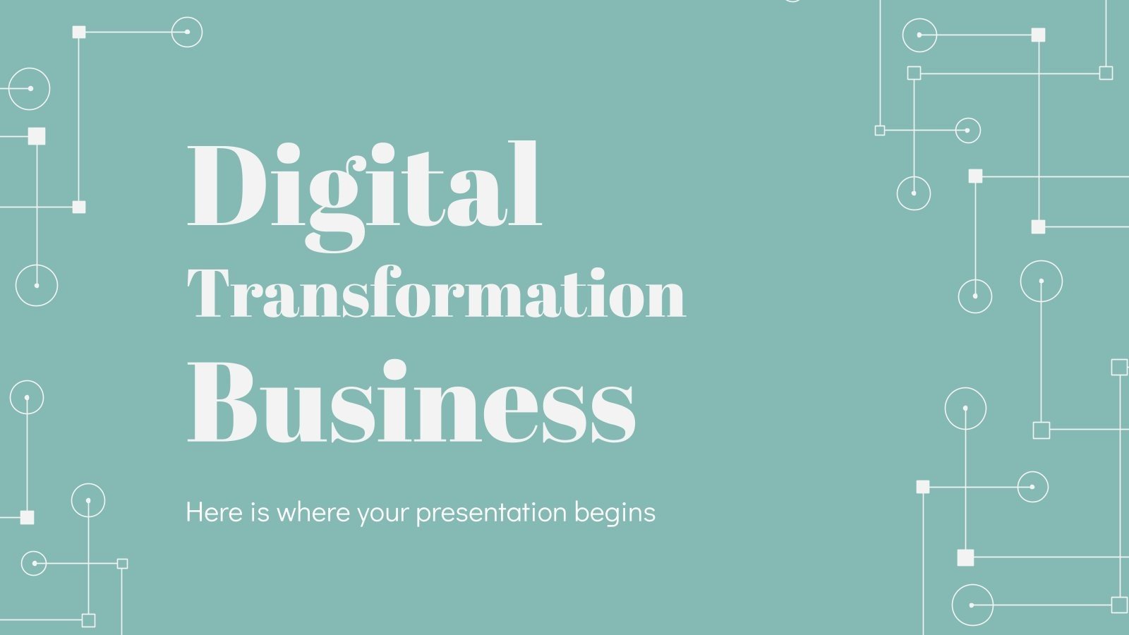 Digital Transformation Business Plan | Google Slides & PPT