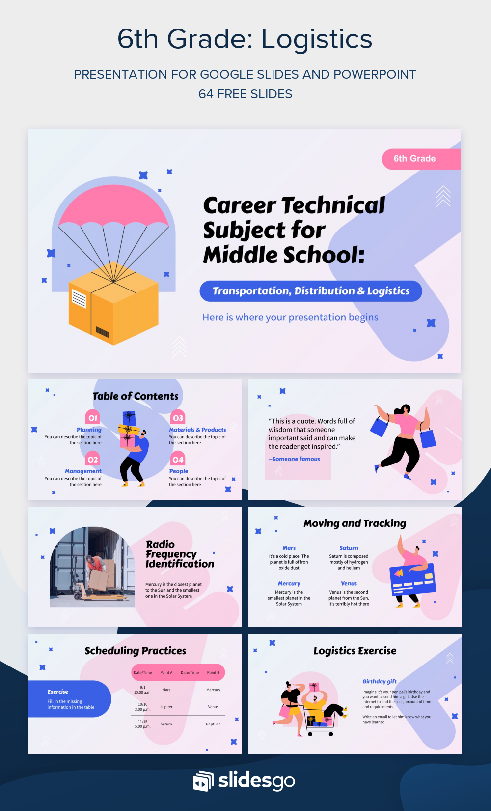 Transportation, Distribution & Logistics for Middle School