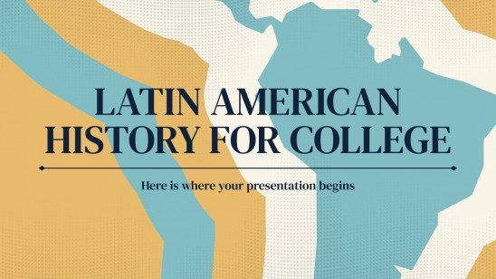 Plantillas gratis de Latinoamérica para Google Slides y PPT