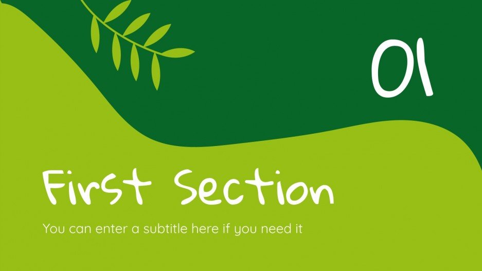 Environmental Education Google Slides & PowerPoint template