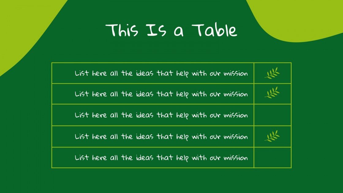 Environmental Education Google Slides & PowerPoint template