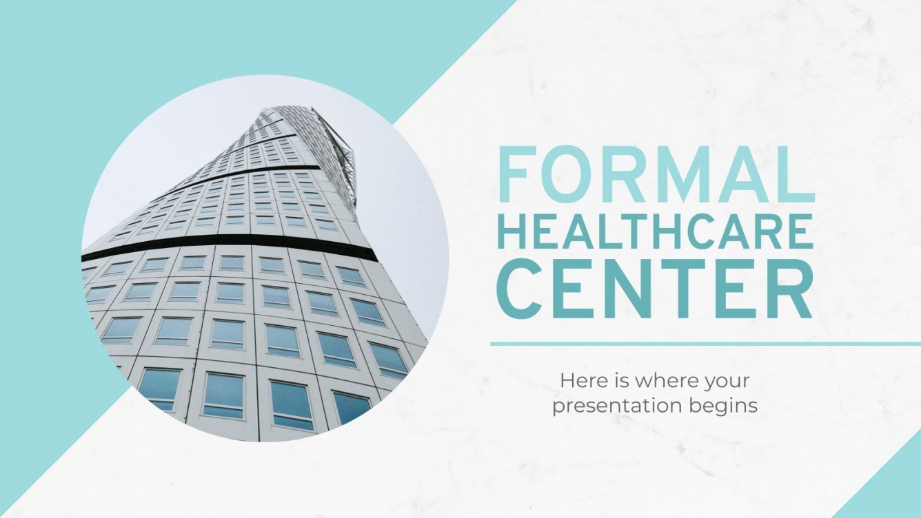 Formal Healthcare Center Google Slides Theme and PowerPoint Template