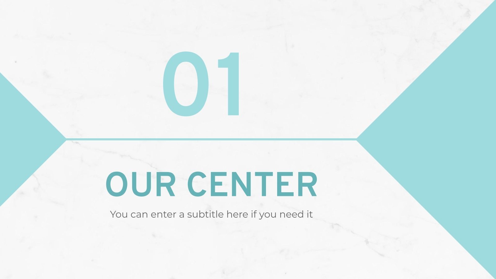 Formal Healthcare Center Google Slides Theme and PowerPoint Template