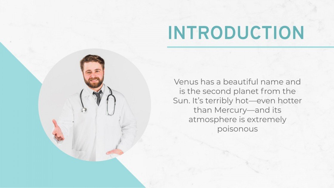 Formal Healthcare Center Google Slides Theme and PowerPoint Template