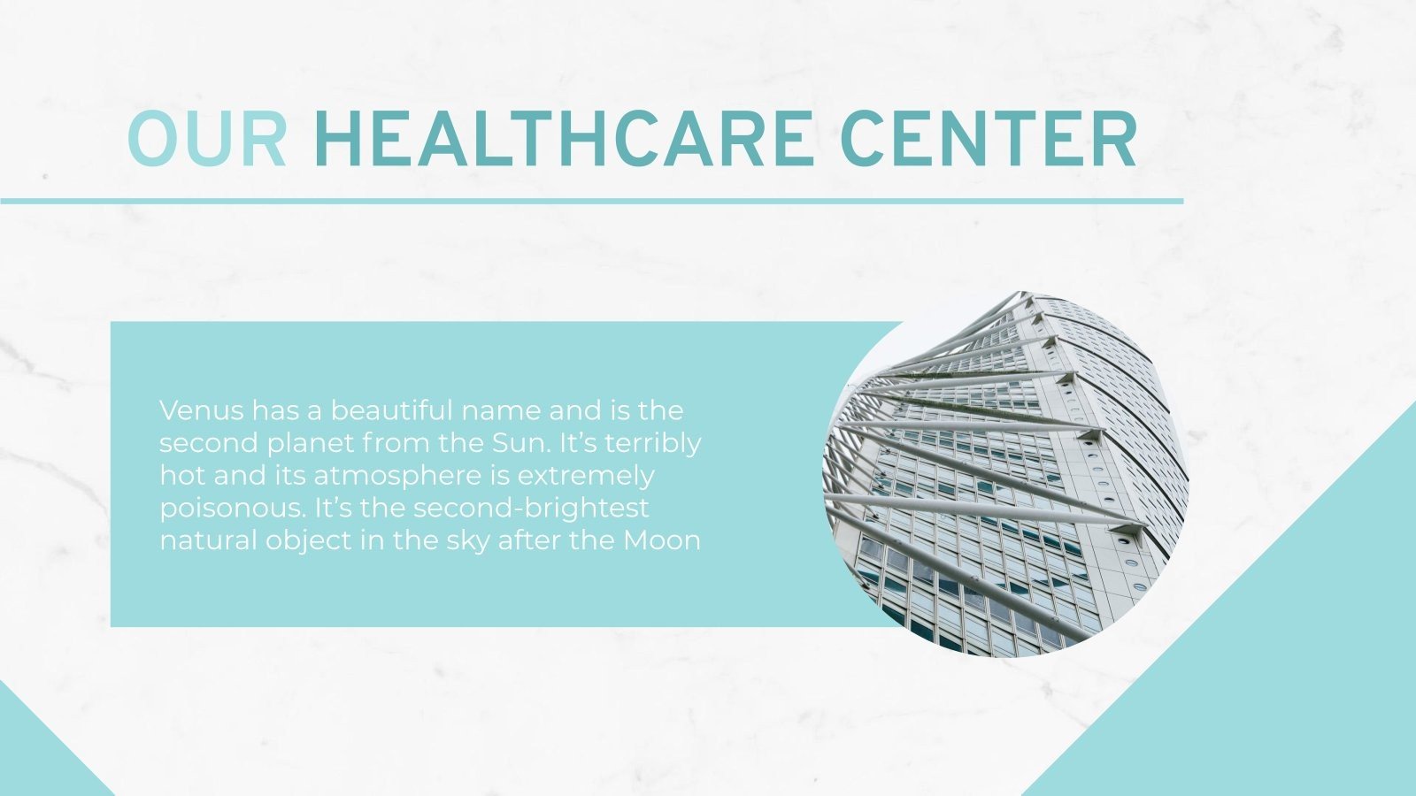 Formal Healthcare Center Google Slides Theme and PowerPoint Template