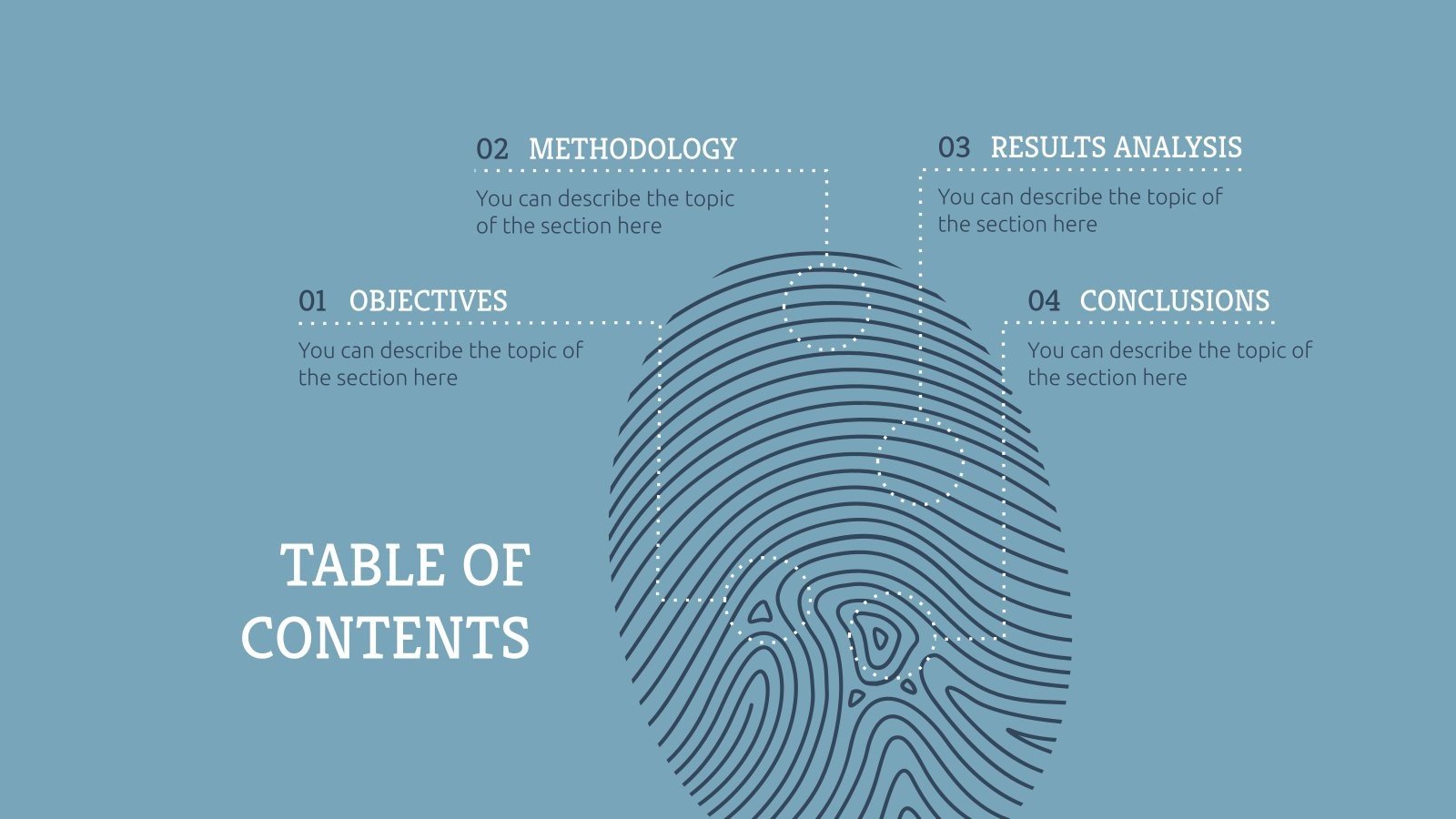 Forensic Science Thesis Google Slides Theme and PPT Template