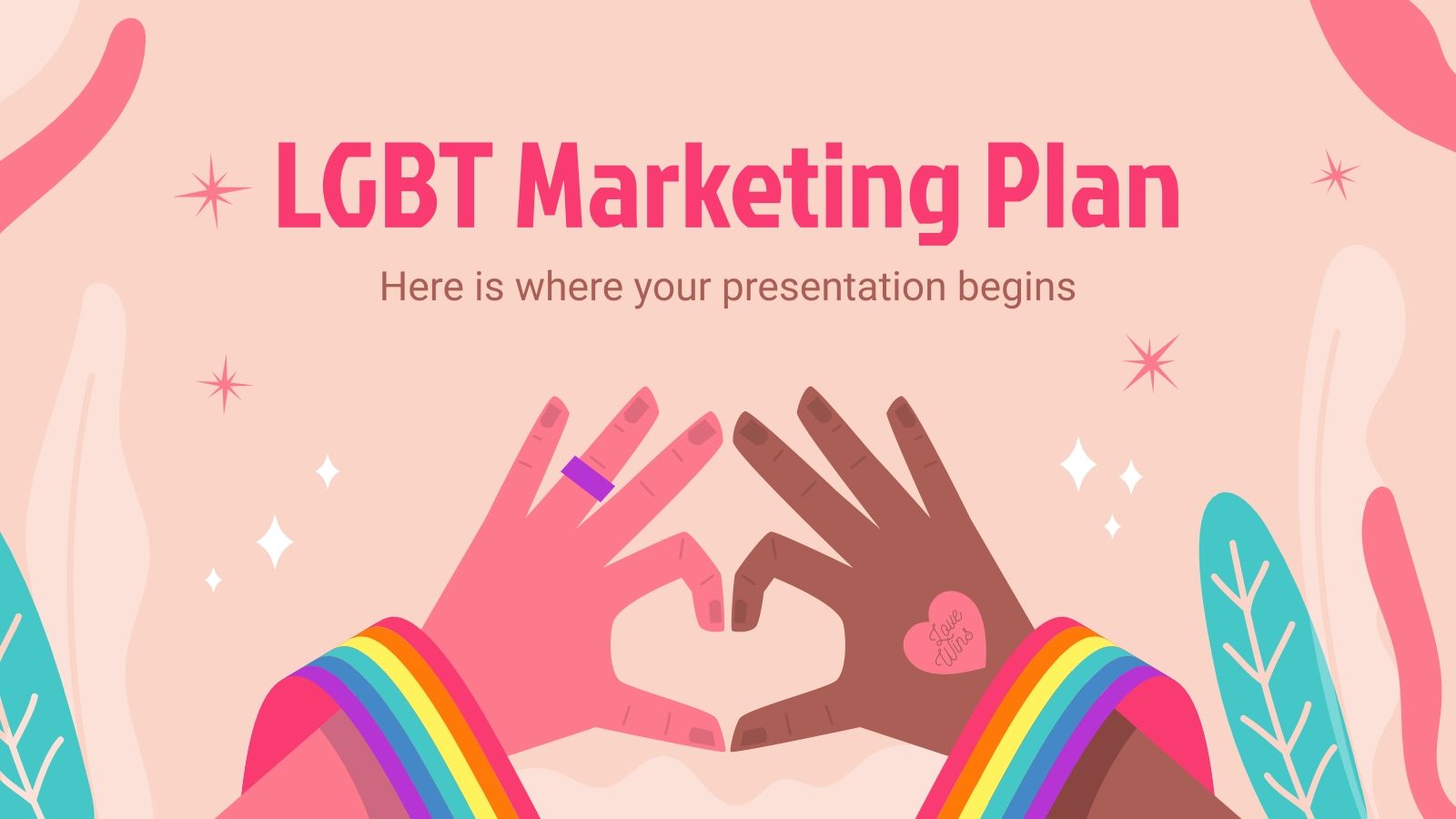 Plan de marketing sobre LGBT | Plantilla de Google Slides y PPT