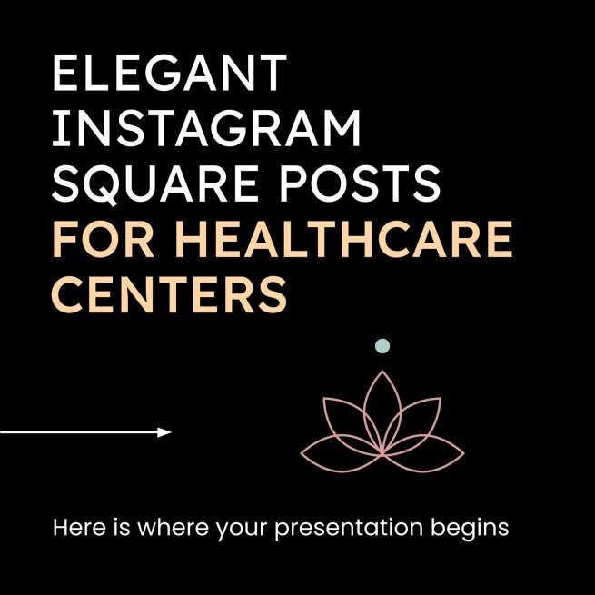 Elegant Instagram Square Posts | Google Slides & PPT