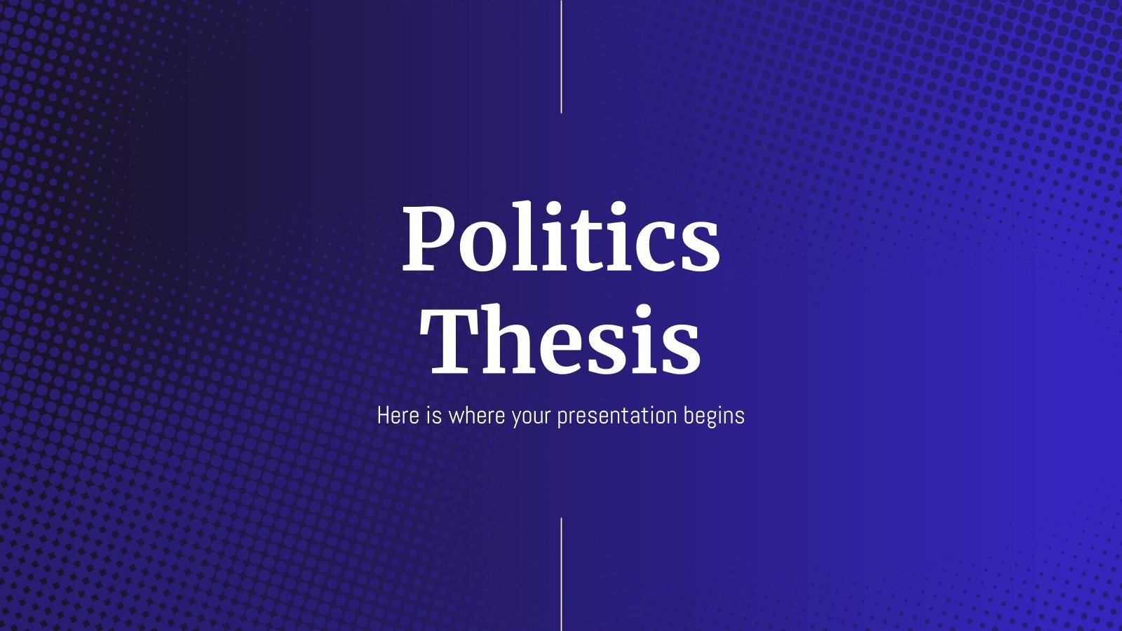 Politics Thesis Google Slides Theme and PowerPoint Template