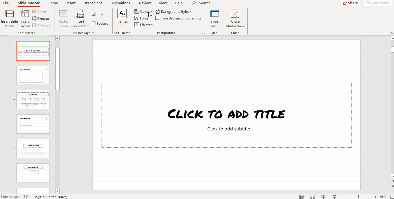 How To Change Background Color In Powerpoint
