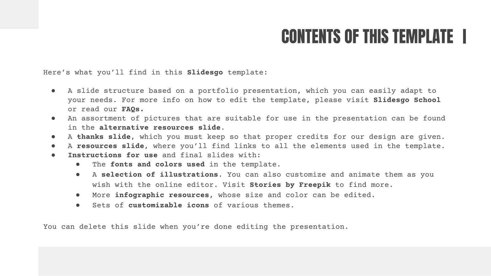 Editorial Design Portfolio Google Slides and PowerPoint template