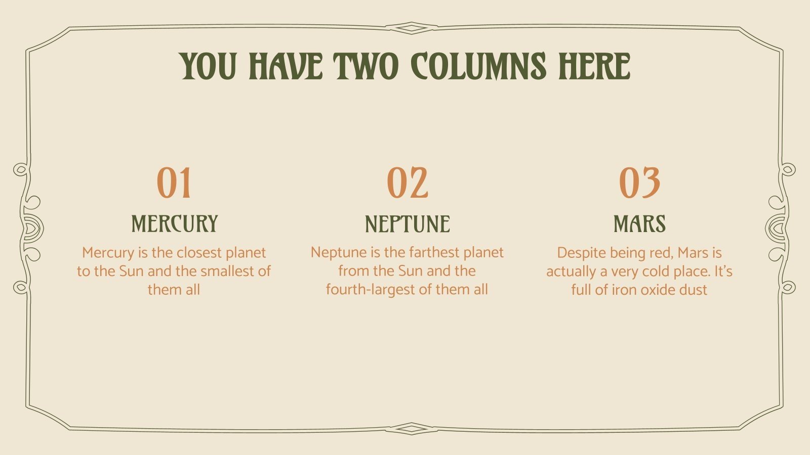 Welcome to Art Nouveau Google Slides theme & PPT template