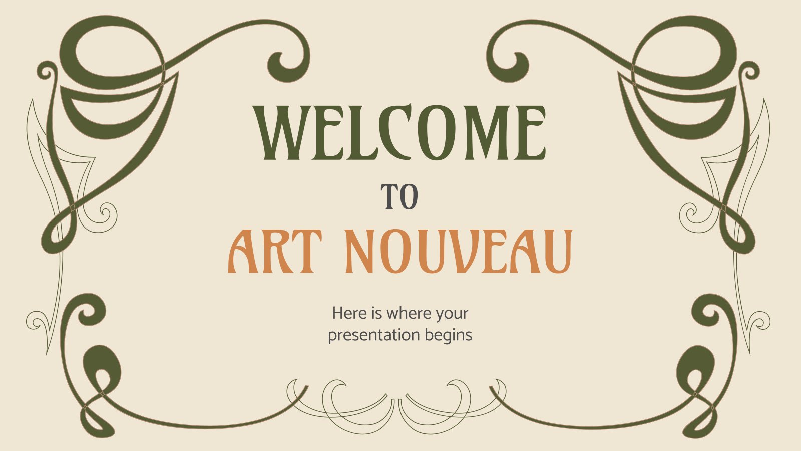 Art Nouveau Infographic