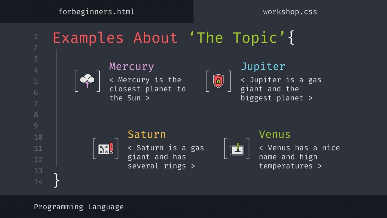 Programming Language Workshop for Beginners