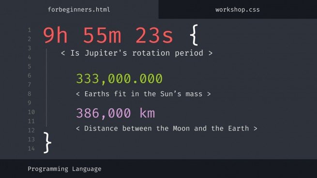 Programming Language Workshop for Beginners