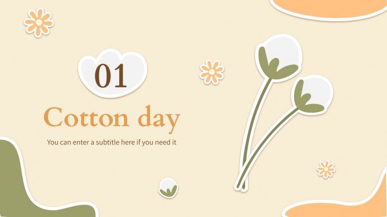 World Cotton Day Minitheme | Google Slides & PowerPoint