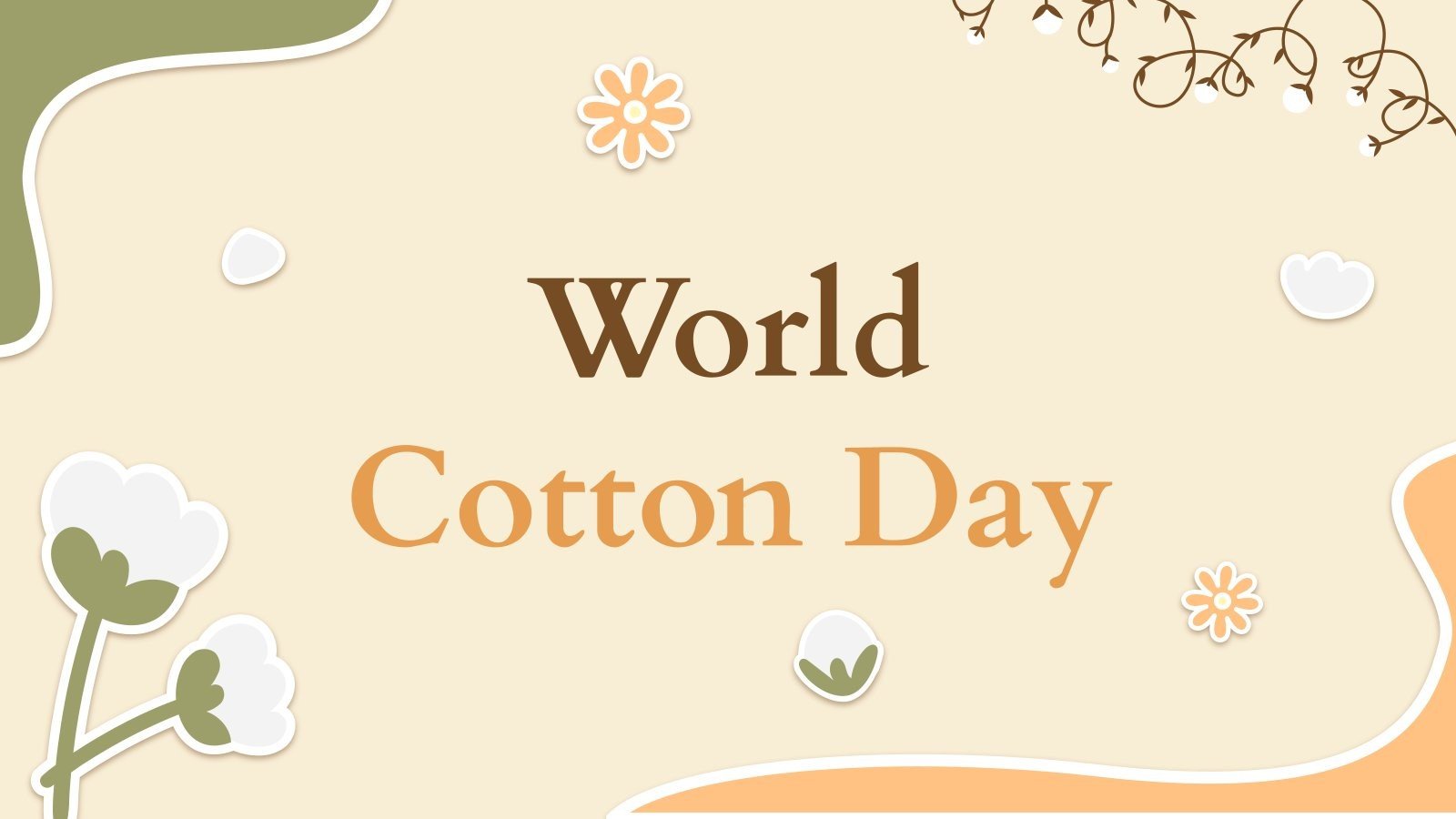 World Cotton Day Minitheme | Google Slides & PowerPoint