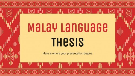 Malay Language Thesis | Google Slides & PowerPoint