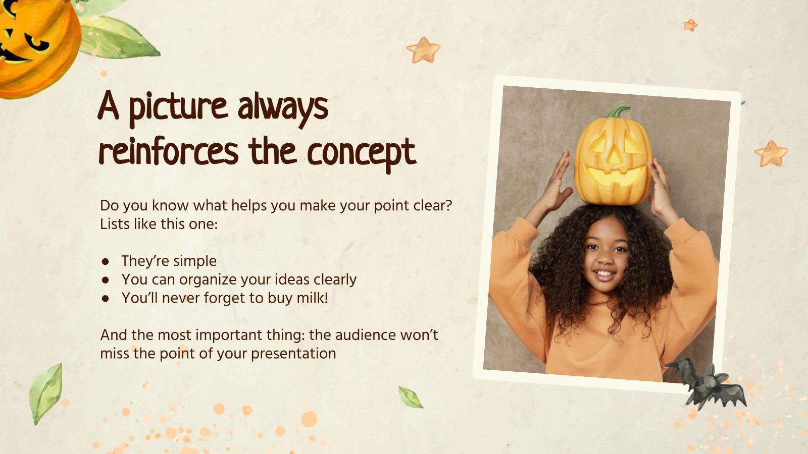 Watercolor Pumpkins Minitheme | Google Slides & PPT