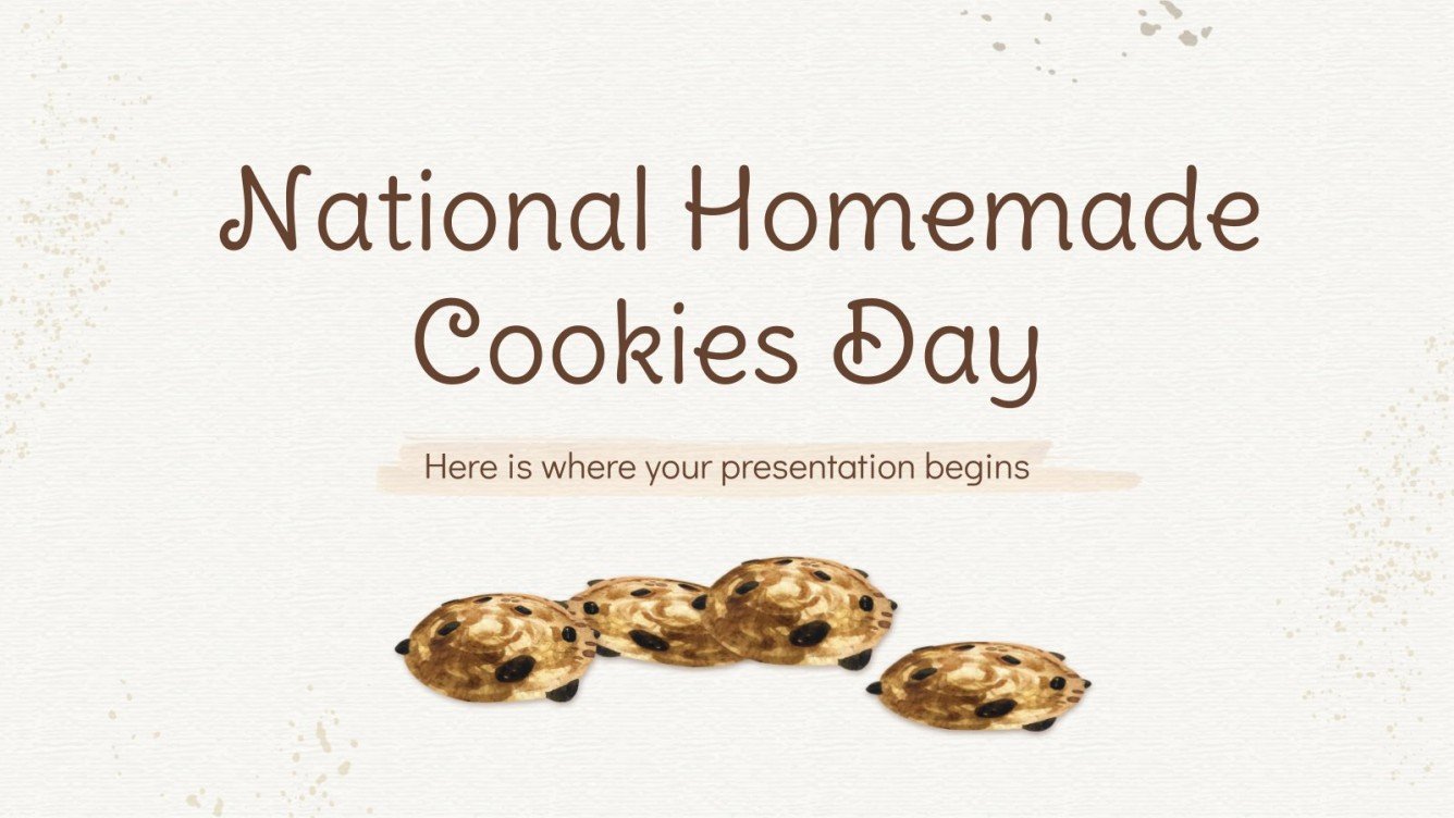 National Homemade Cookies Day | Google Slides & PowerPoint
