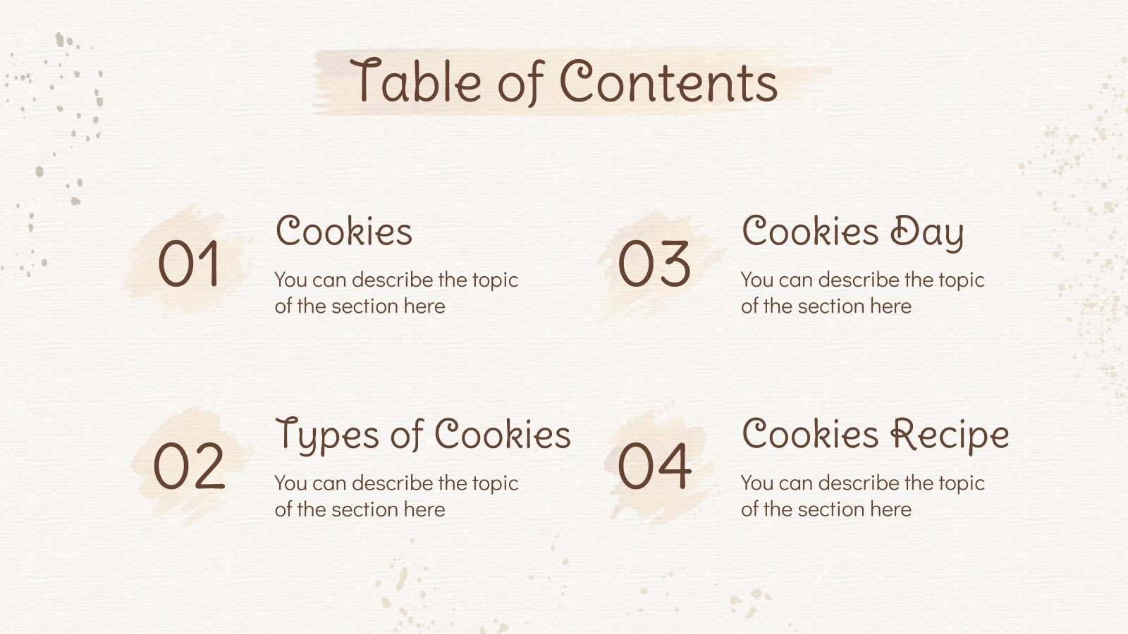 National Homemade Cookies Day | Google Slides & PowerPoint
