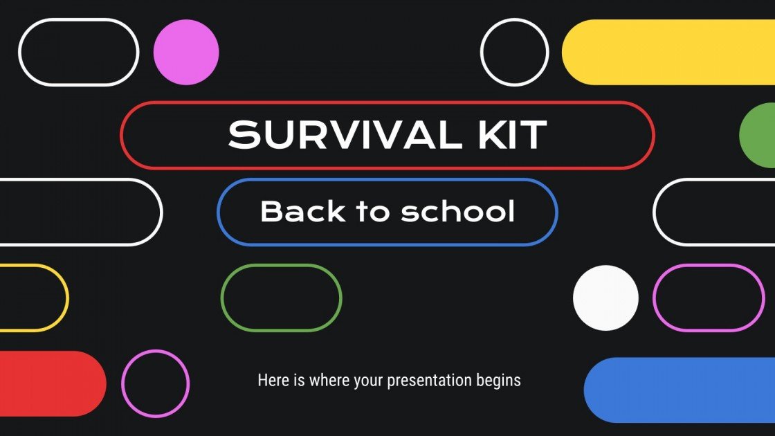 Survival Kit Google Slides and PowerPoint template