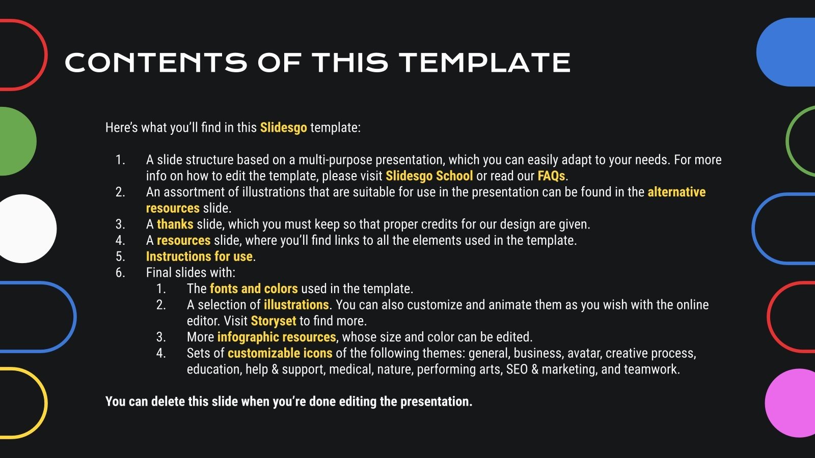 Survival Kit Google Slides and PowerPoint template