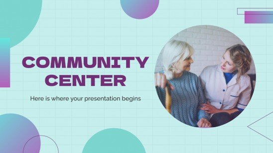 Community Center | Google Slides & PowerPoint template