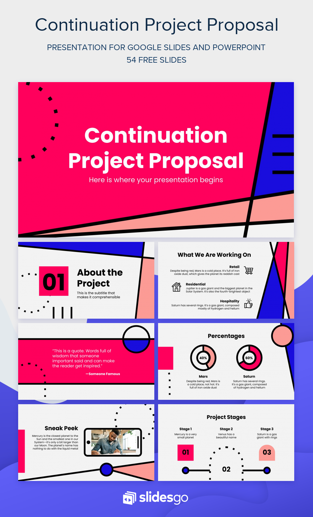 Continuation Project Proposal | Google Slides & PowerPoint