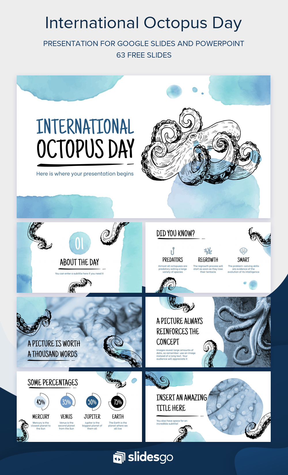 International Octopus Day | Google Slides & PowerPoint