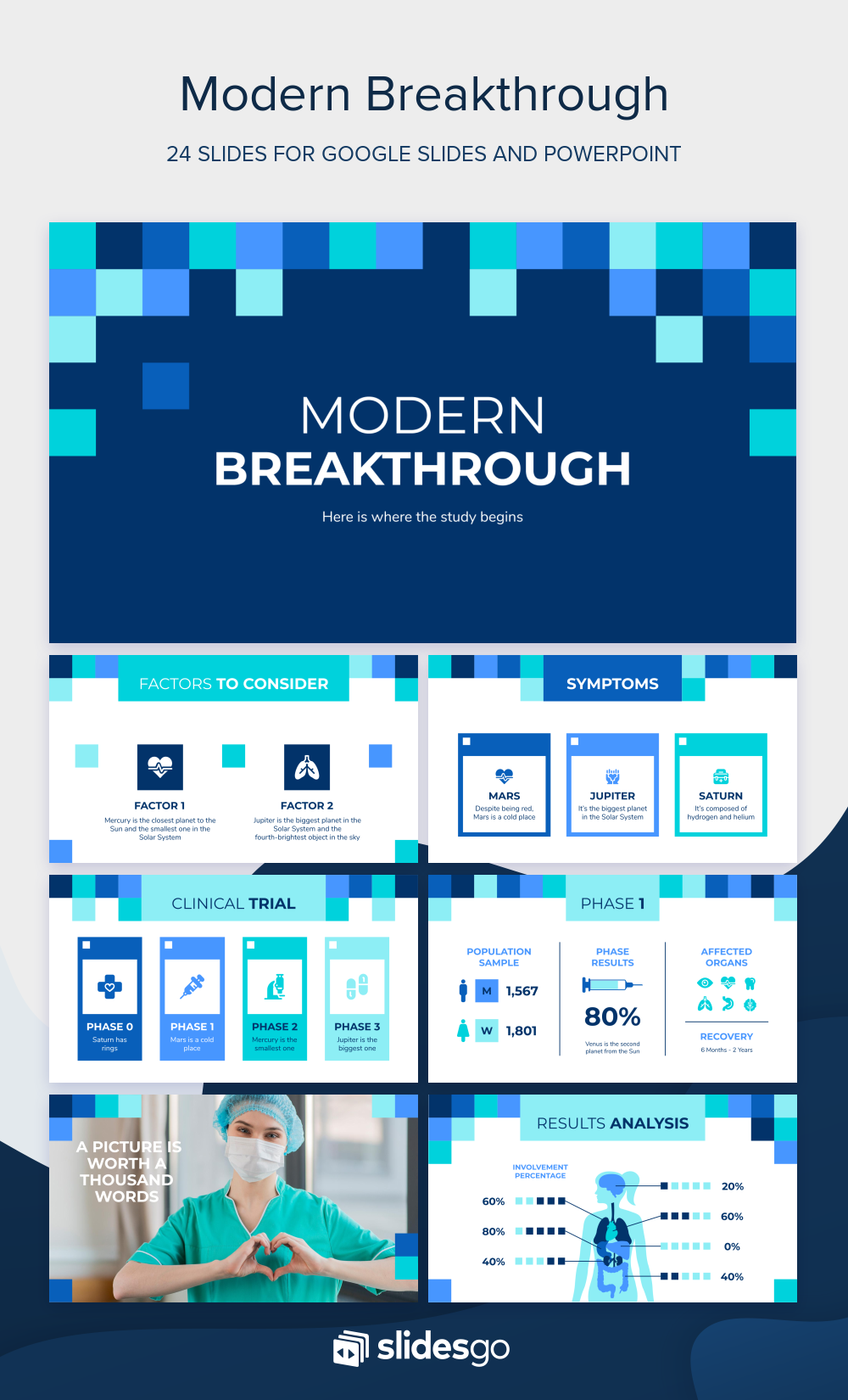 Modern Breakthrough Google Slides and PowerPoint template